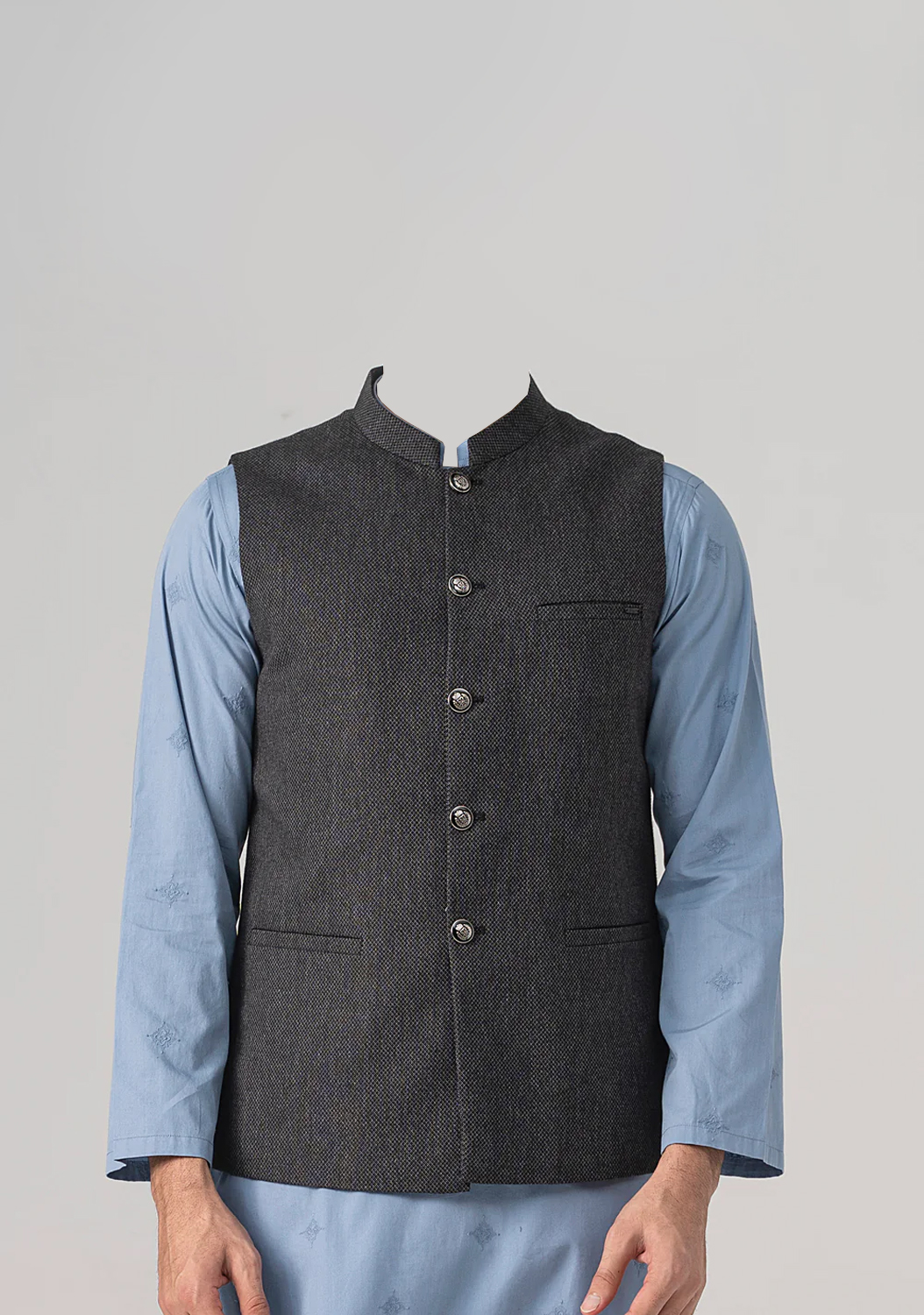 Charcoal Grey Waistcoa – Book Tailor